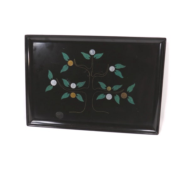 Couroc Money Tree Coin Tray Vintage 1950s Mid Century Kitschy | Etsy