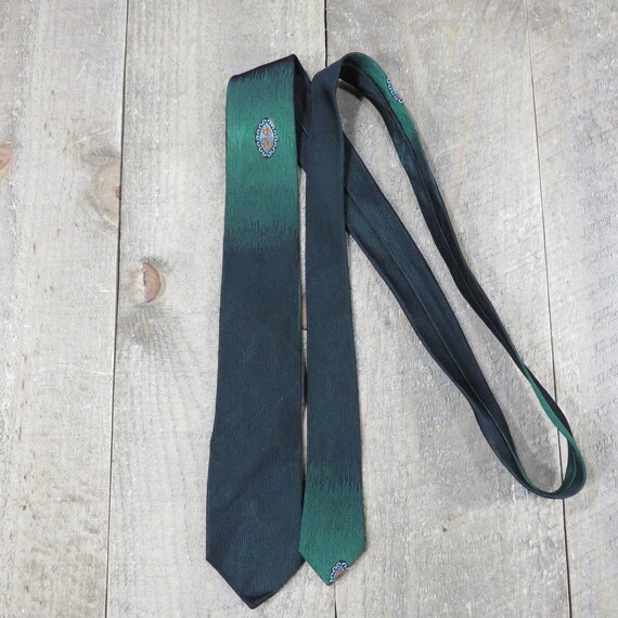Funky Skinny Tie Vintage 1960s Mens Rockabilly Neckti… - Gem
