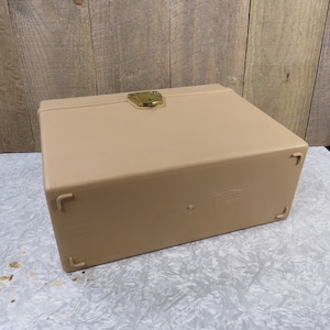Plastic Porta-file Lockable Storage Box Vintage 1960s 1970s Plastic ...
