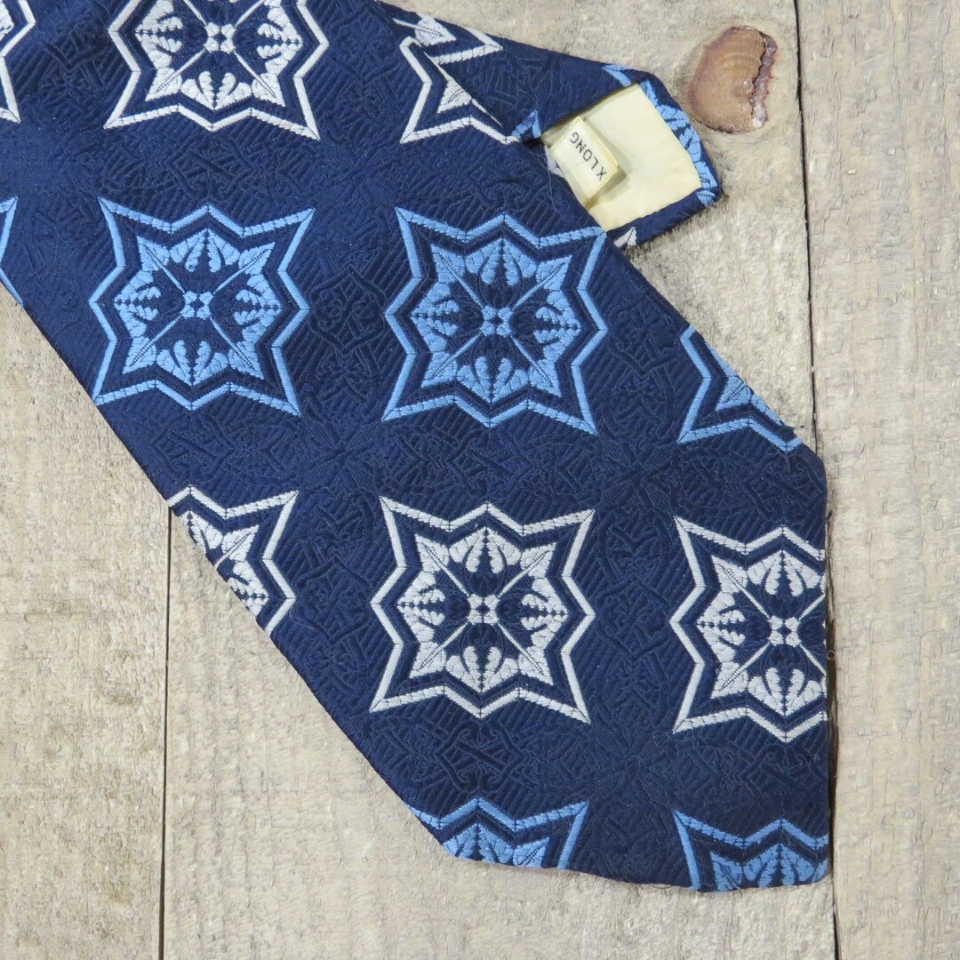 Vintage Disco Era Atomic Star Burst Tie, 1970s Mens Fashion Wide Necktie - Etsy