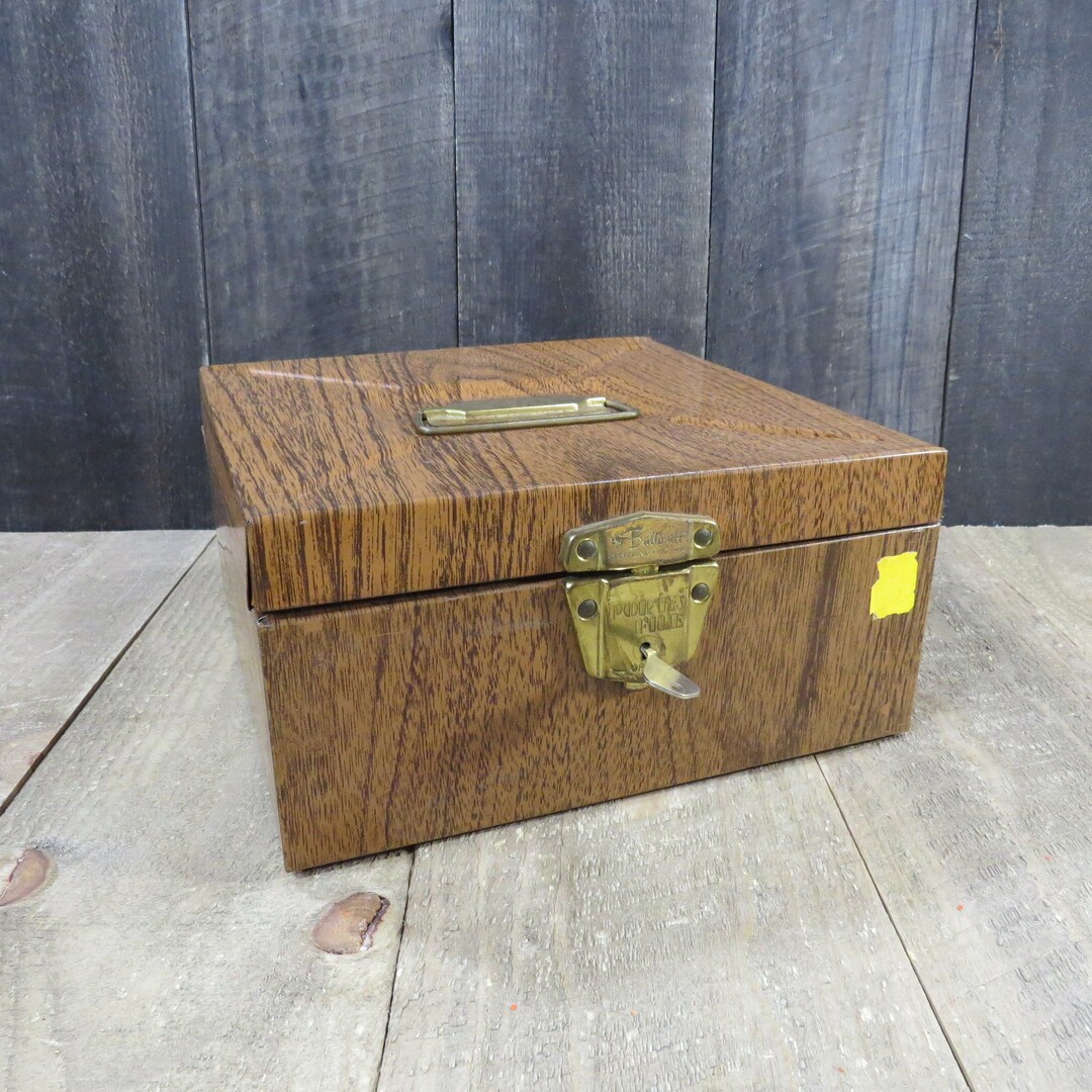 Ballonoff File-a-way Metal Lock Box With Key Vintage 1960s Mid Century ...