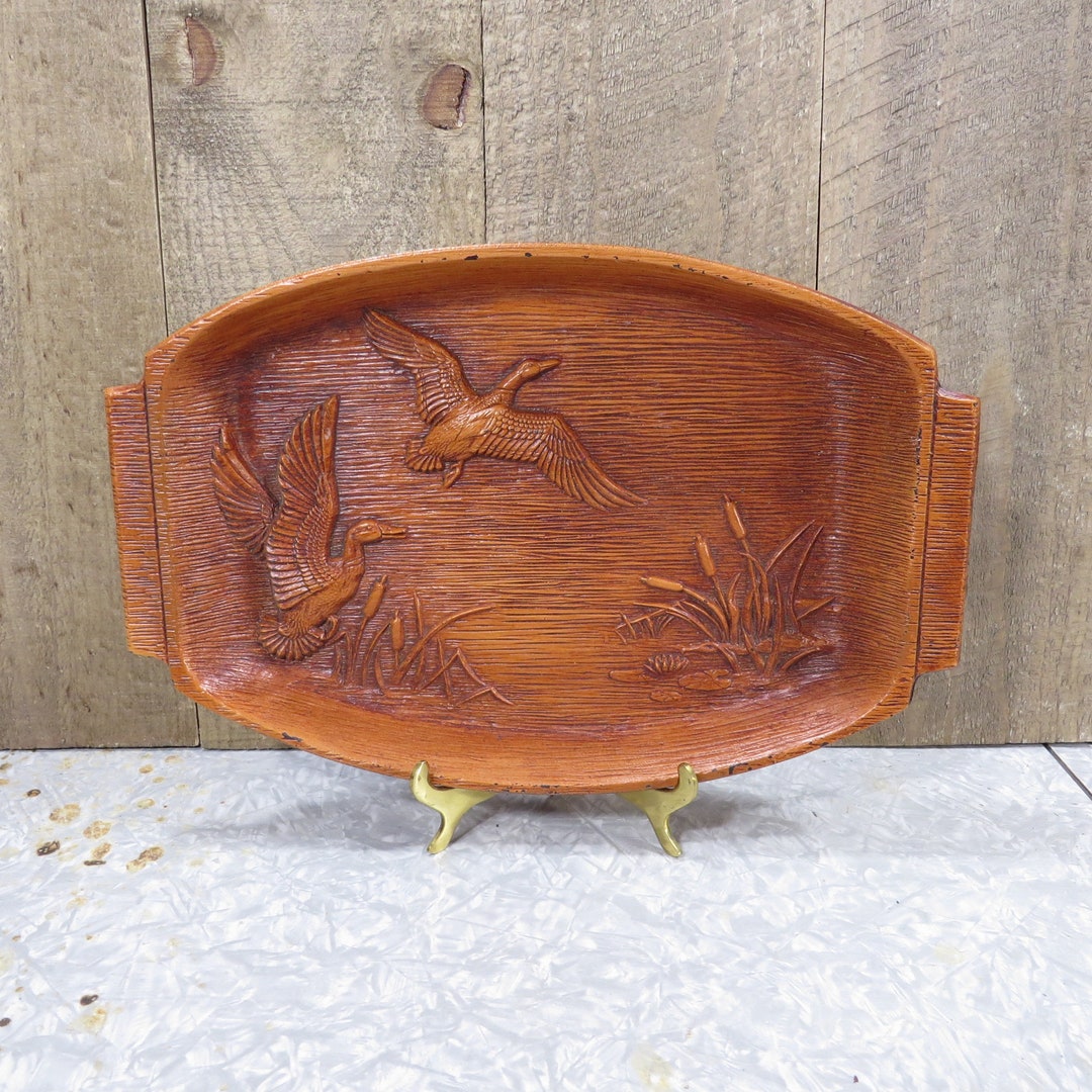 Vintage Mallard Duck Tray by Multi Products, 1959 Midcentury Serving ...