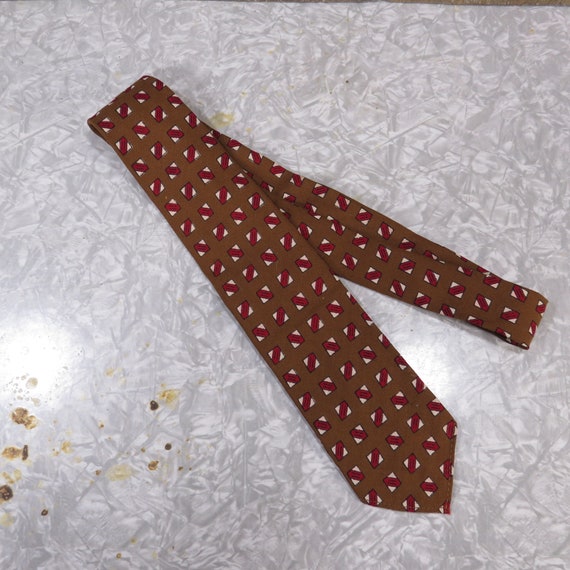 Vintage Pendleton Woolen Optical Illusion Tie / Mens… - Gem