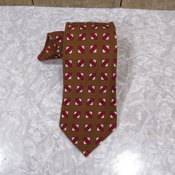 Vintage Pendleton Woolen Optical Illusion Tie / Mens… - Gem