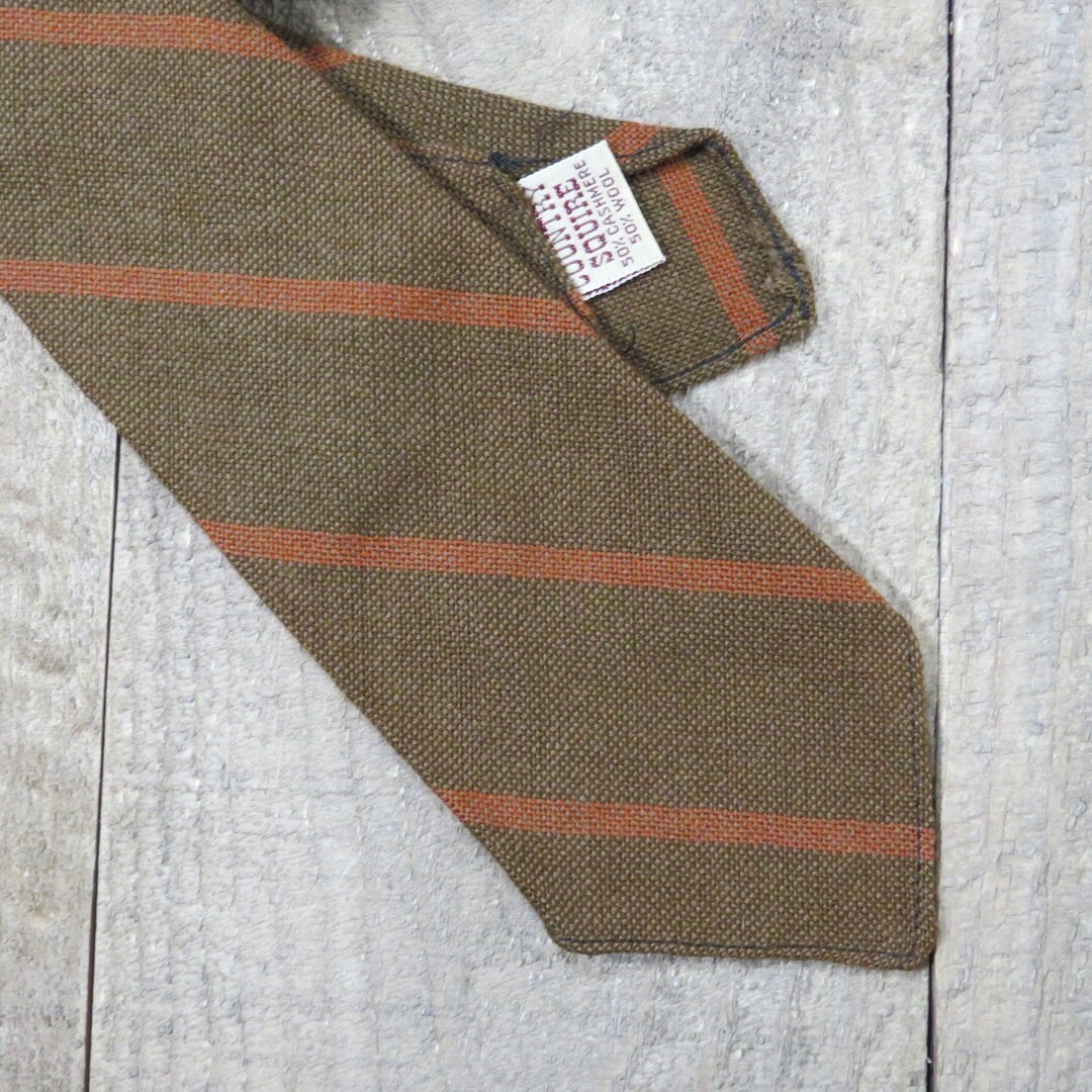 Botany Country Squire Cashmere and Wool Tie Vintage 1940s 1950s Swing ...