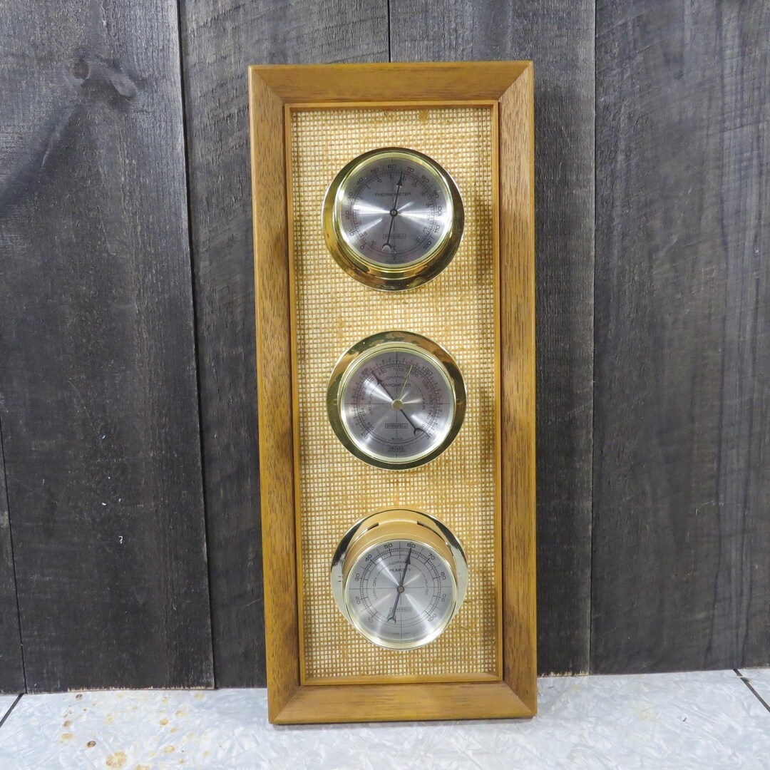 Vintage Wall Barometer 1960s 1970s Springfield Weather Station - Etsy