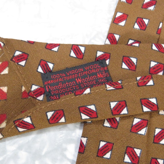 Vintage Pendleton Woolen Optical Illusion Tie / Mens… - Gem