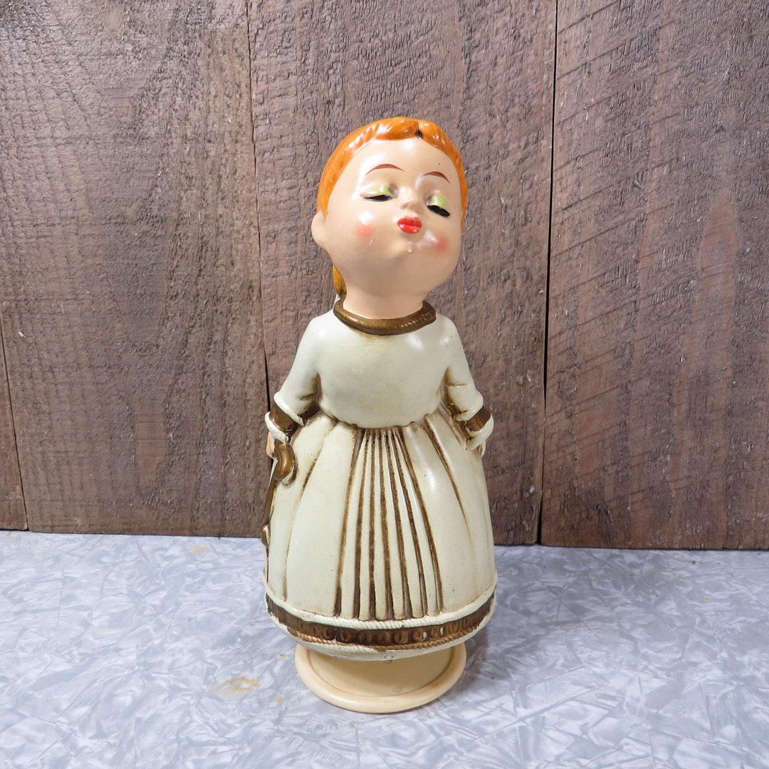 Vintage Musical 8.5" Angel Christmas Decoration, Midcentury Kitschy ...