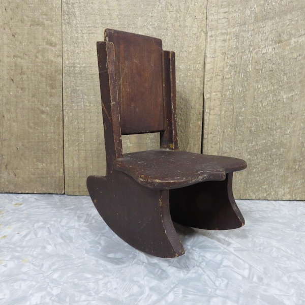 Antique Wood Rocking Chair - Etsy