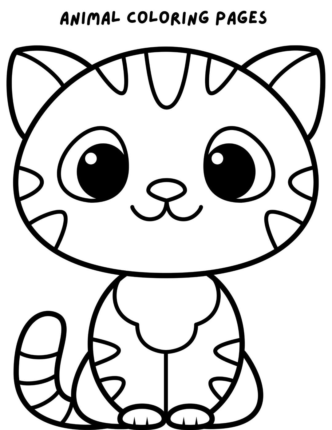 Animal Coloring Pages. Coloring Pages - Etsy