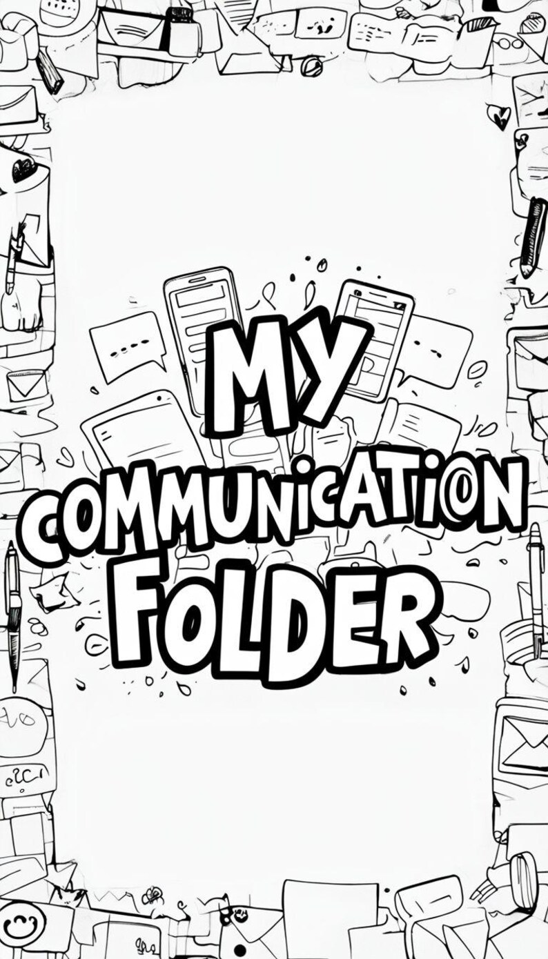 Folder Sleeves. Folder Covers. Coloring Pages for Folders - Etsy