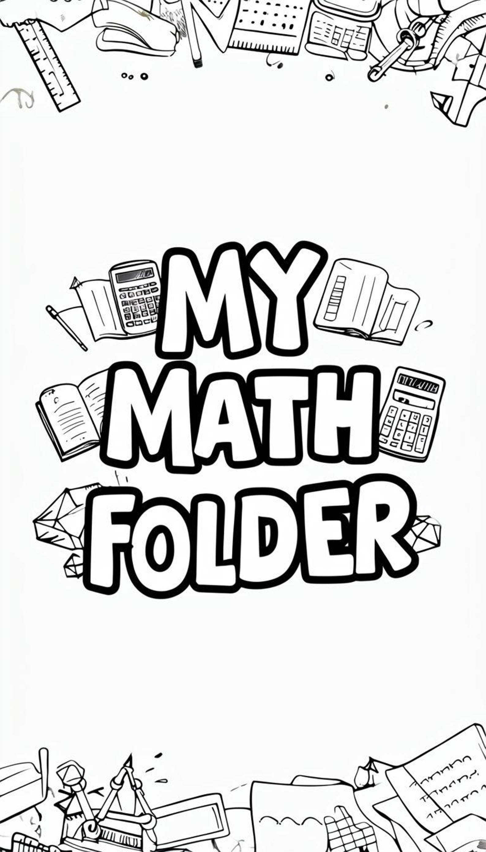 Folder Sleeves. Folder Covers. Coloring Pages for Folders - Etsy