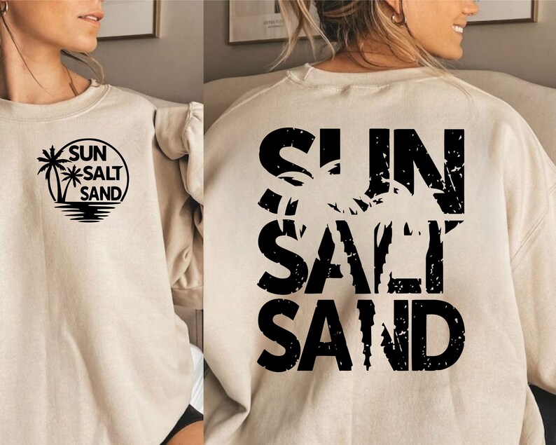 Sun Salt Sand Svg, Summer Svg, Beach Svg, Vacation Svg ,png, Jpeg, Cut ...