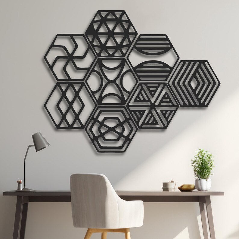 Shapes Laser Cut Dxf Files Wall Decor Ai Cdr Dxf Pdf Svg Digital Vector ...