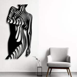 Woman Body Laser Cut Dxf Files Wall Decor Ai Cdr Dxf Pdf Svg Digital ...