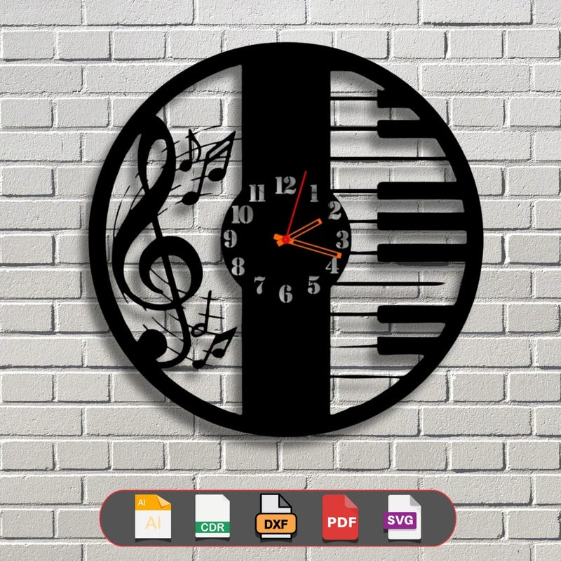 Acrylic Clock - Etsy