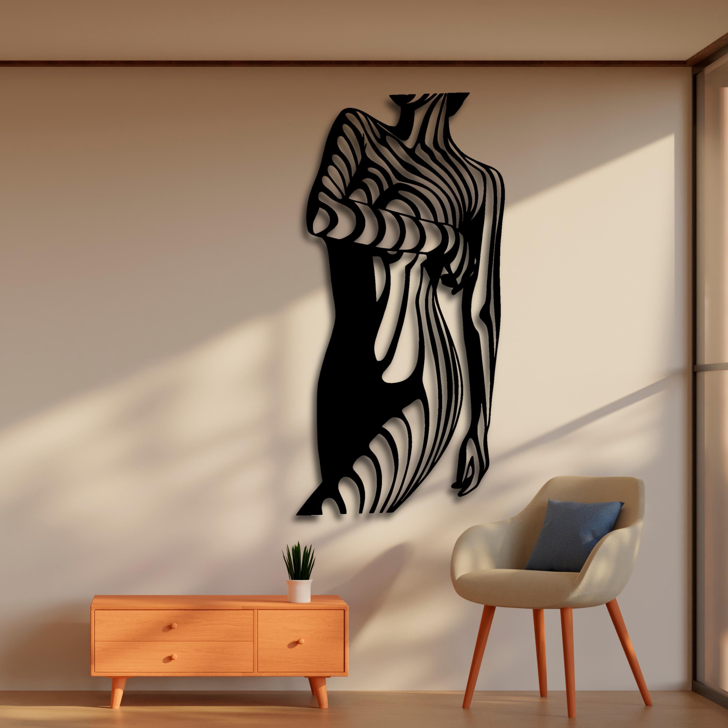 Woman Body Laser Cut Dxf Files Wall Decor Ai Cdr Dxf Pdf Svg Digital ...