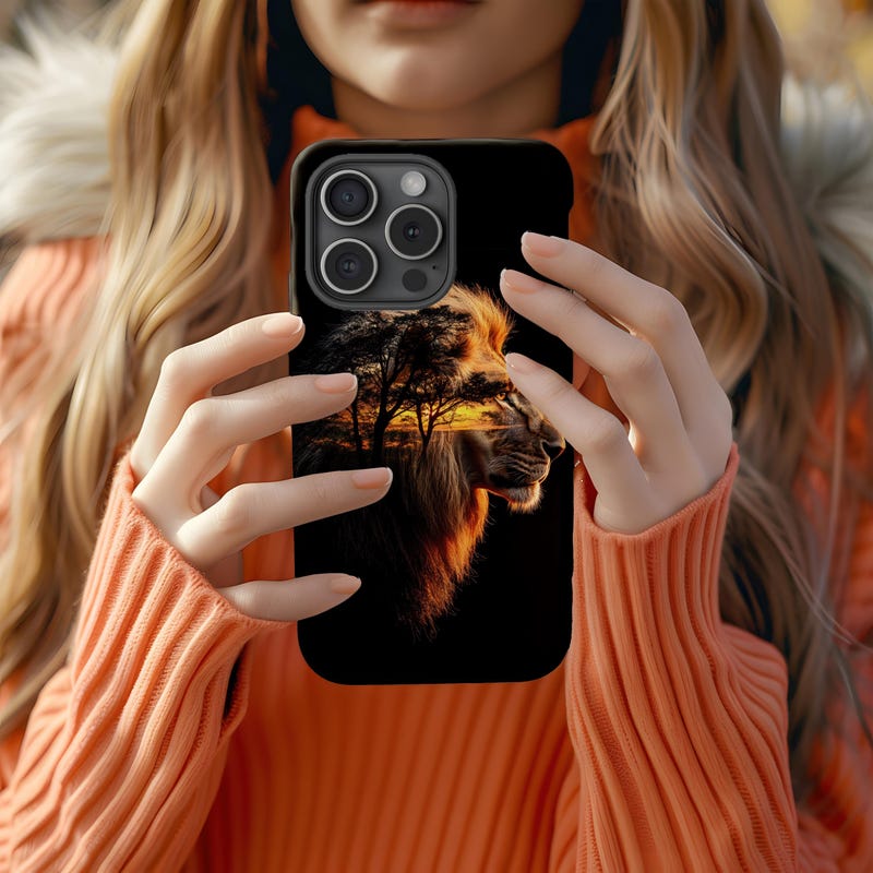 Lion Phone Case - Etsy