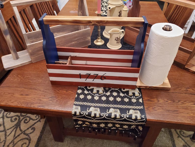 Rustic BBQ Caddy - Etsy
