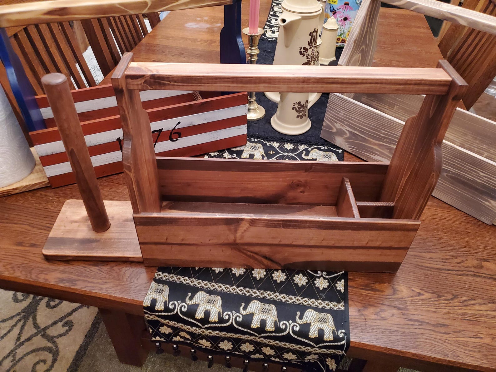 Rustic BBQ Caddy - Etsy