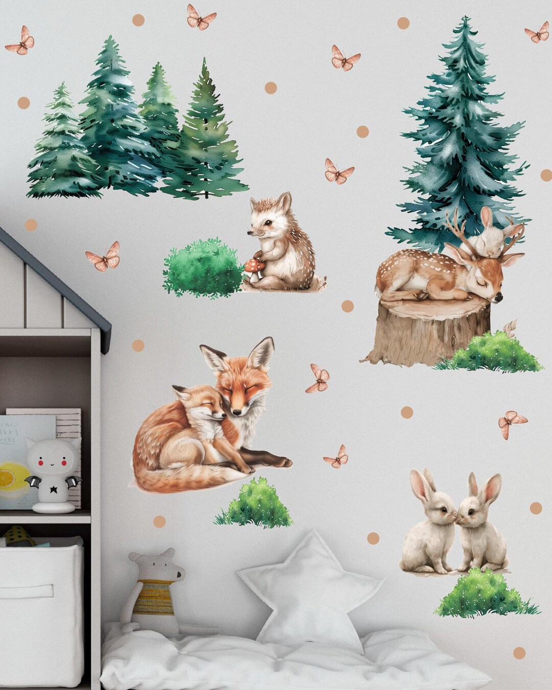 Forest Animals Stickers | Woodland Animals Wall Decals | Woodland ...