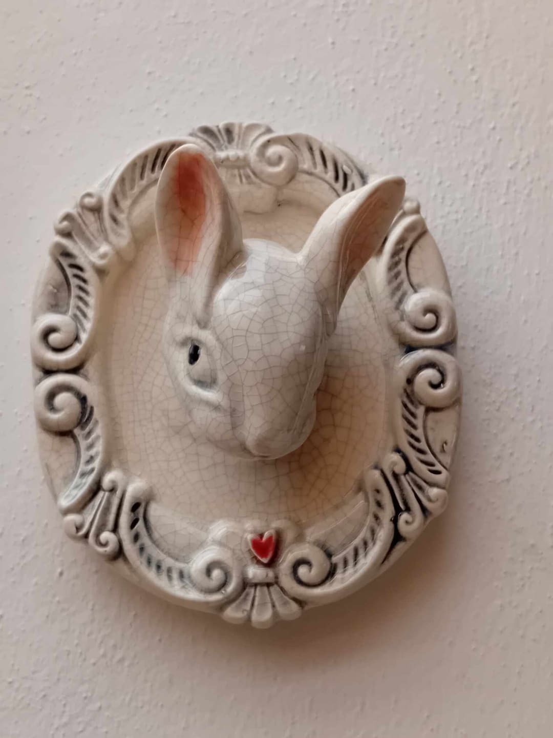 White Rabbit Wall Plaque - Etsy