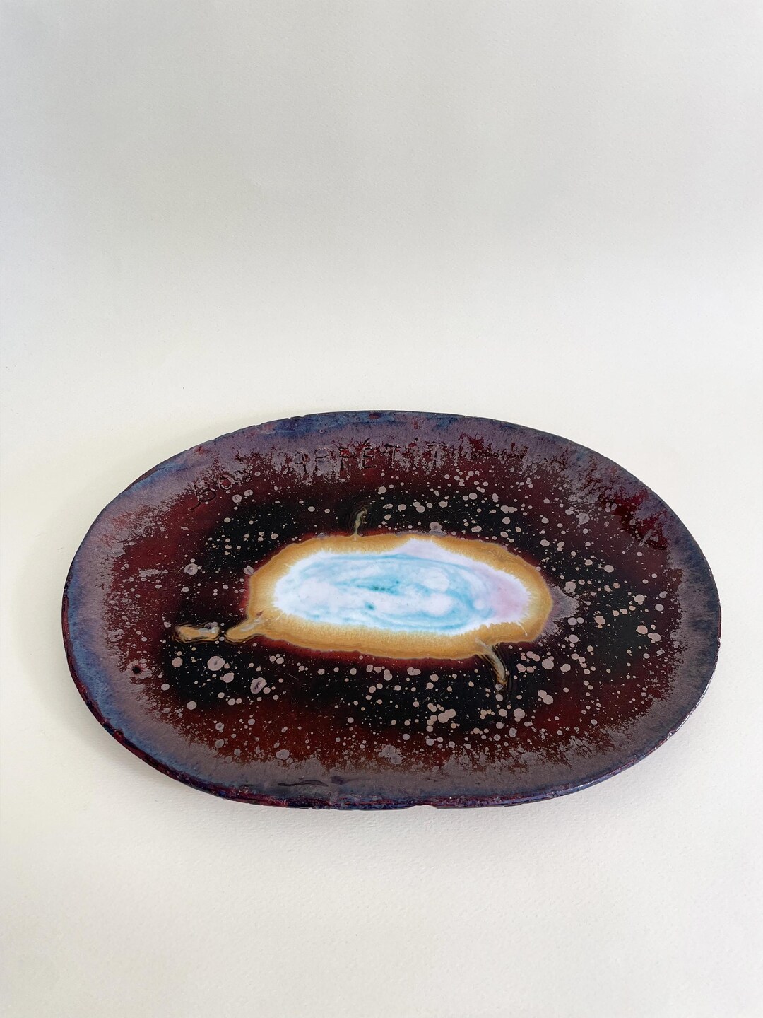 Bon Appétit Volcano Glazed Ceramic Dish - Etsy