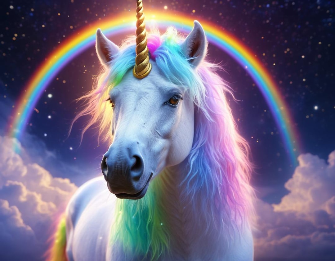 The Rainbow Mystical Astral Unicorn – Guardian of Infinite Wonder ...