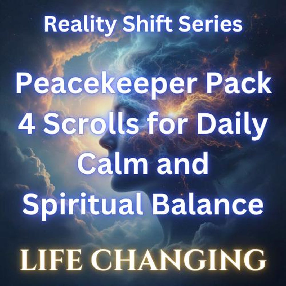 The Peacekeeper Pack - 4 Scrolls for Daily Calm and Spiritual Balance ...