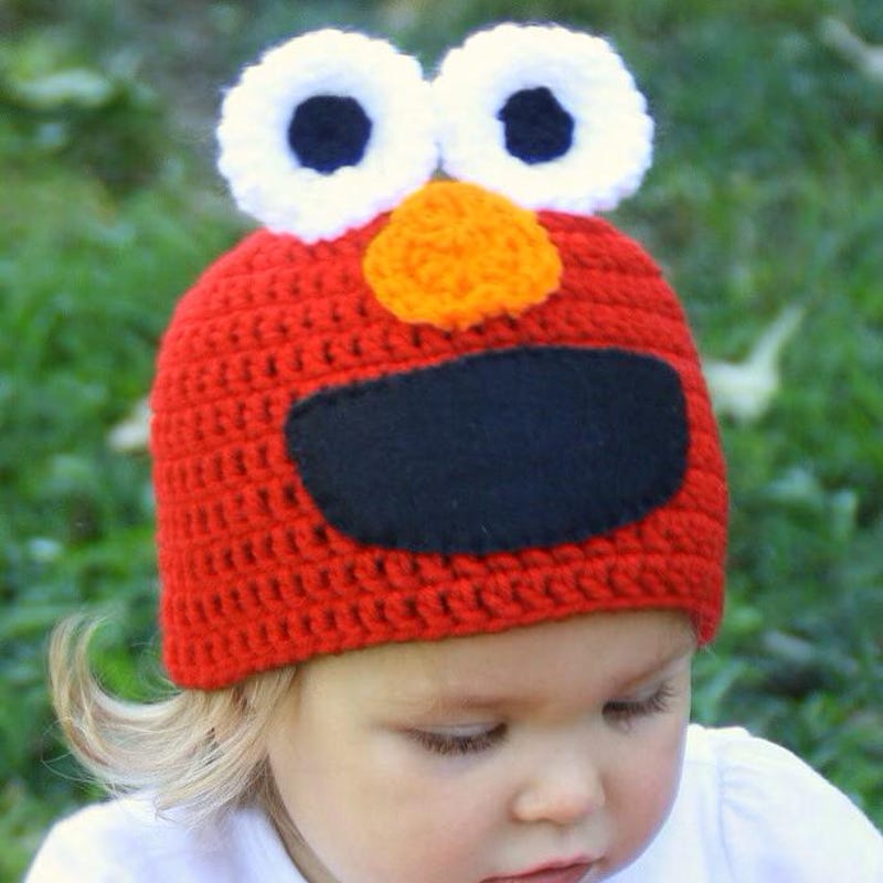 Elmo Hat - Etsy