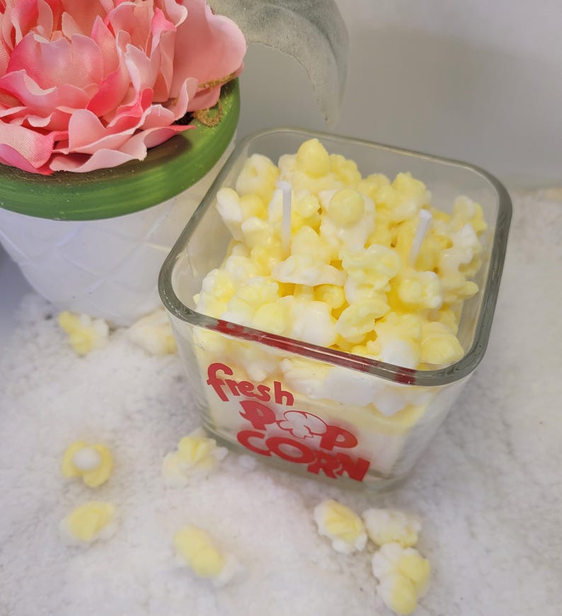 Hot Buttered Popcorn Food Candle - Etsy