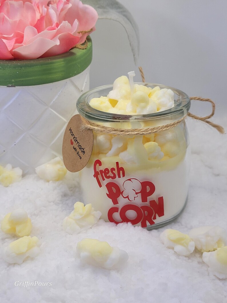 Hot Buttered Popcorn Food Candle - Etsy