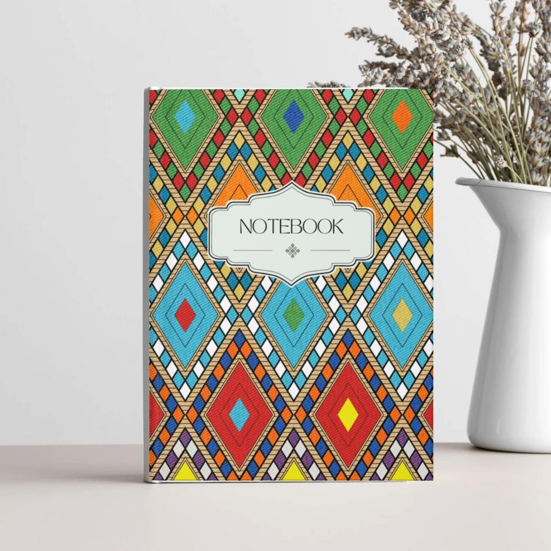 Ethiopian Tilet Notebook | Custom Hardcover Journal | Cultural Gift ...