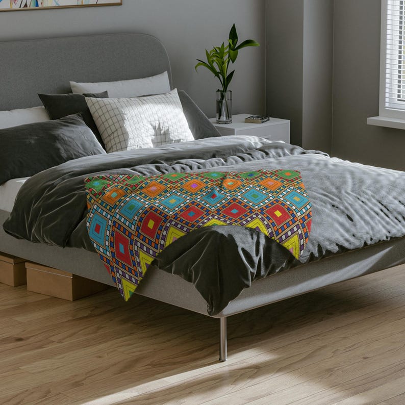 Luxurious Ethiopian Telet Velveteen Blanket - Etsy