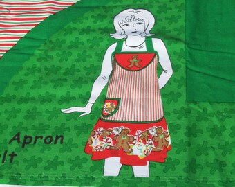 Gingerbread Apron Panel - Etsy