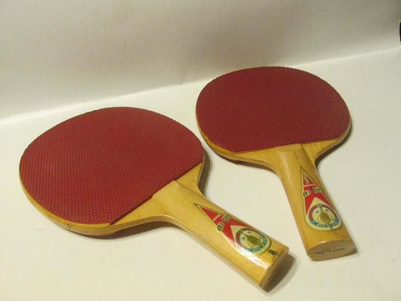 Gold Cup Table Tennis Set Ping Pong - Etsy