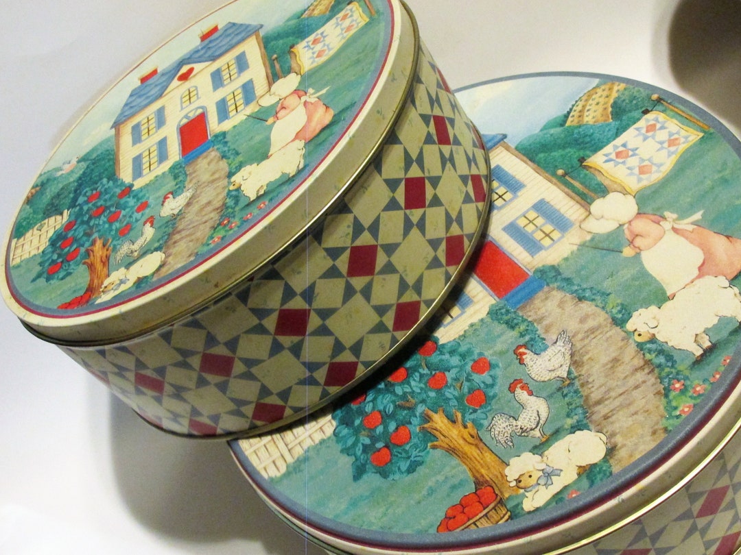 Amish Style Graphics Tins in 2 Sizes - Etsy