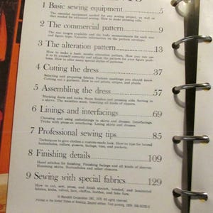 Sewing 5 Ring Hardcover Book, Complete, 1970's, Better Homes and ...