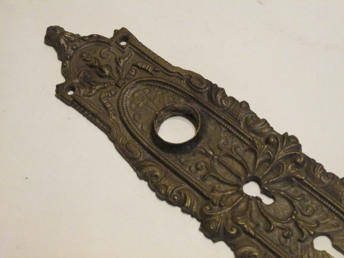 Antique Ornate Victorian Brass Door Lock Panel Door Lock | Etsy