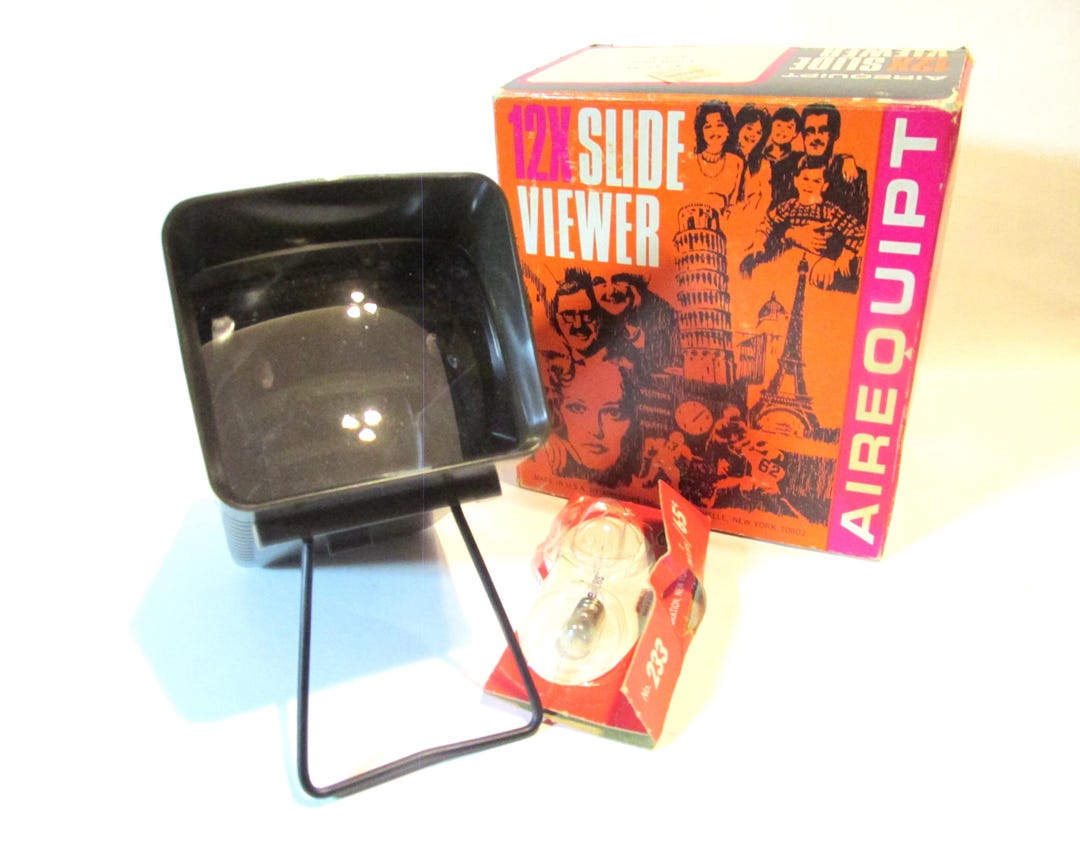 View Master Airequipt 12X Slide Viewer With Extra Bulb and Original Box ...