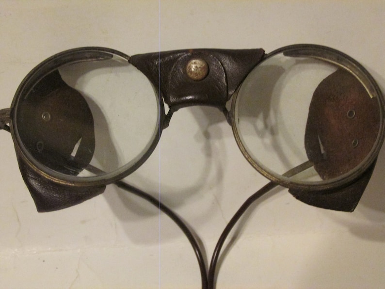 Antique Industrial Welding Goggles With Intact Leather Side - Etsy