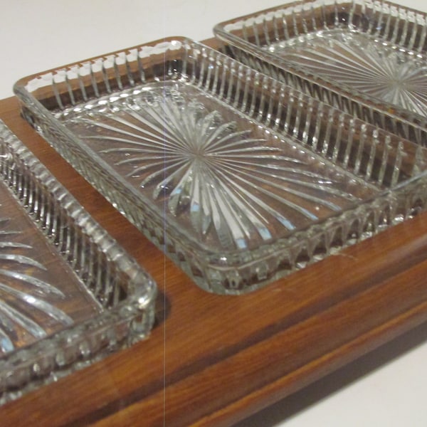 Glass Relish Tray - Etsy