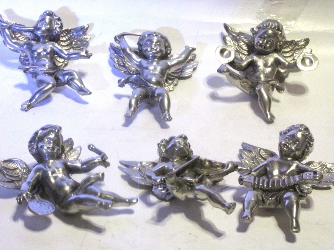 Cherub Band With Conductor, Figurines / Set of 6 - Etsy