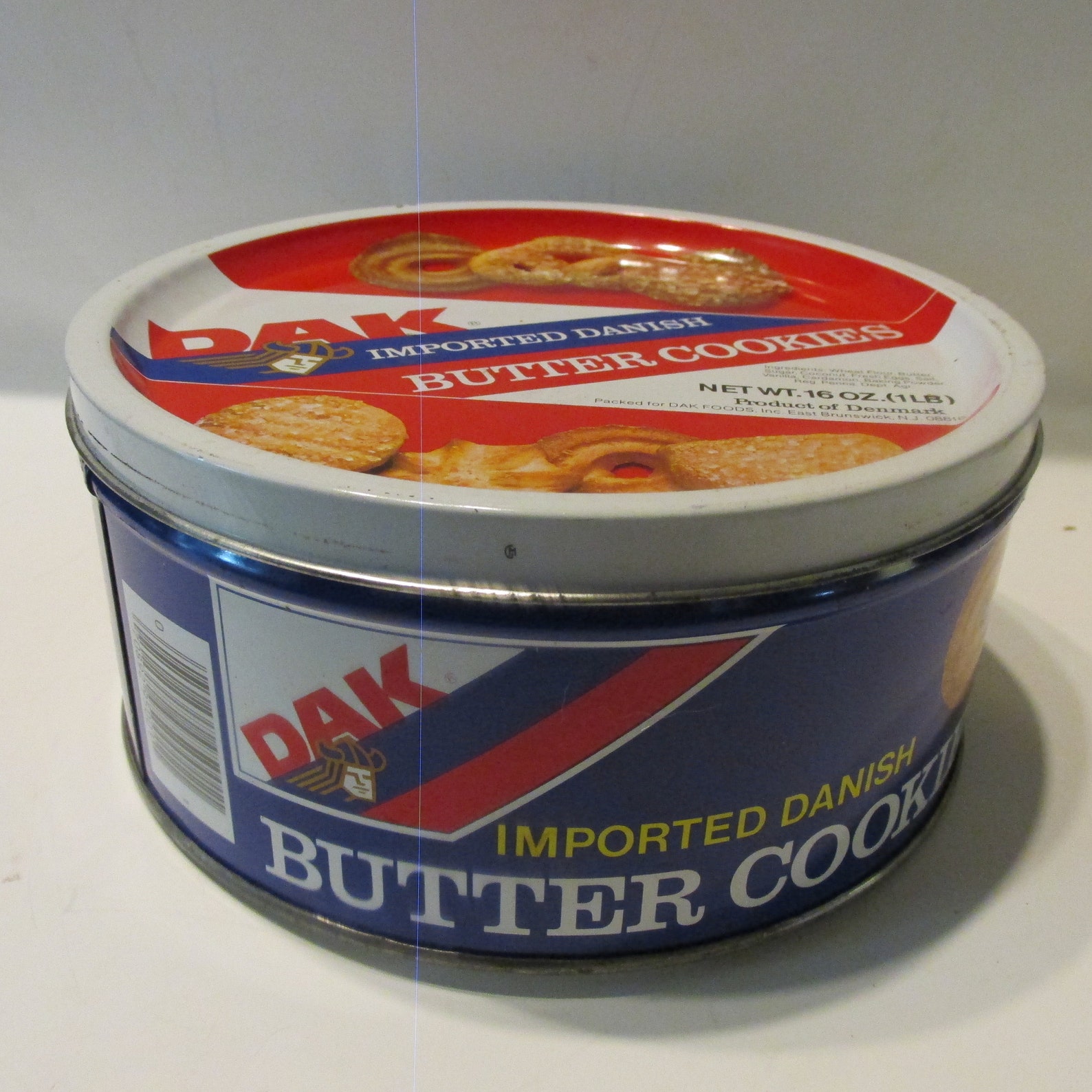 Dak Imported Danish Butter Cookie Tin Storage Repurpose - Etsy