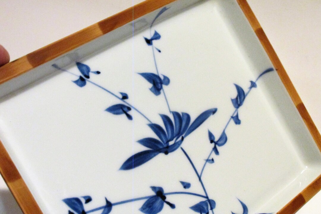 Fitz and Floyd Porcelain China Kiku Luncheon Plate, Serving, Japanese ...