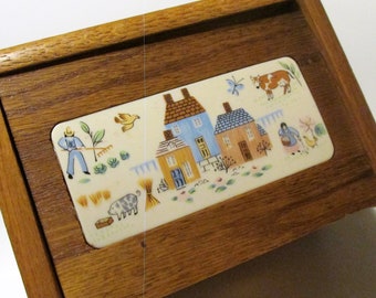 Ceramic Recipe Box | Etsy