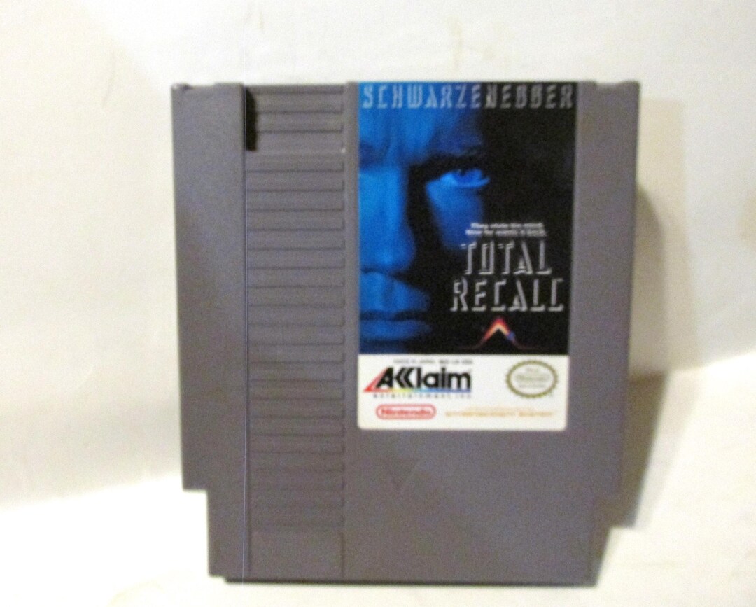 Nintendo Total Recall Original Game, 1985 / Japan, Entertainment System ...