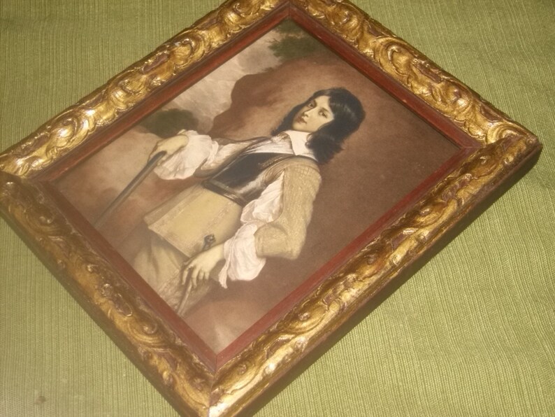 Victorian Prince Print in Antique Frame. - Etsy