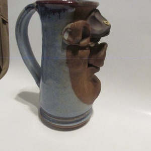 Mahon Stoneware Drip Ceramic Pottery Biker Pig, Hog Large Stein, Mug ...