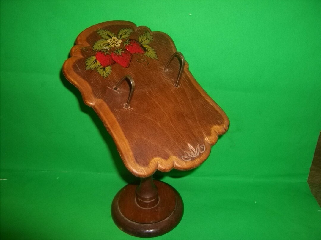 Wooden Strawberry Display Counter Recipe Stand - Etsy
